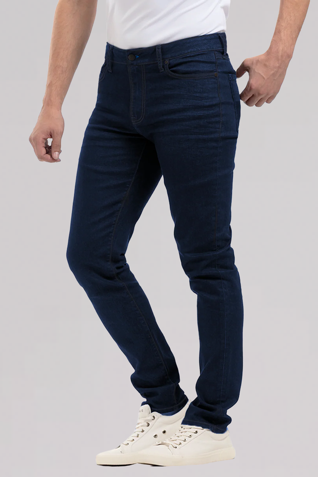 Performance Midnight Blue Jeans (Dark Wash Denim Indigo Jeans, Non Iron ...