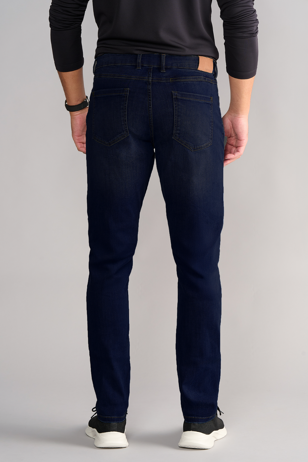 Performance Midnight Blue Jeans (Dark Wash Denim Indigo Jeans, Non Iron ...