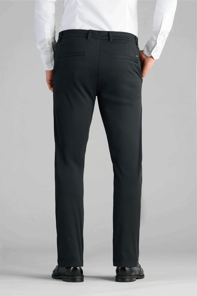 Men's Black Performance Dress Pants (Tailored Stretch Slacks) – Twillory