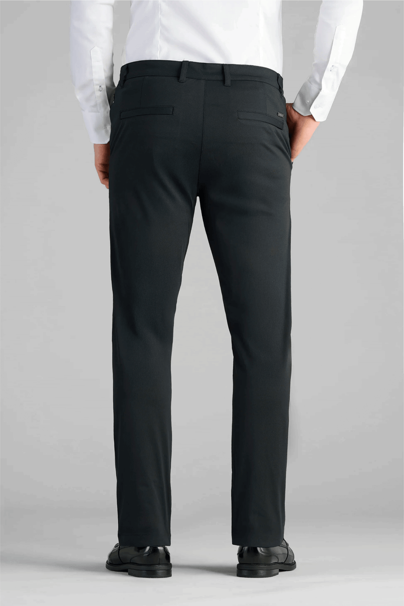 Men's Black Performance Dress Pants (Tailored Stretch Slacks) – Twillory