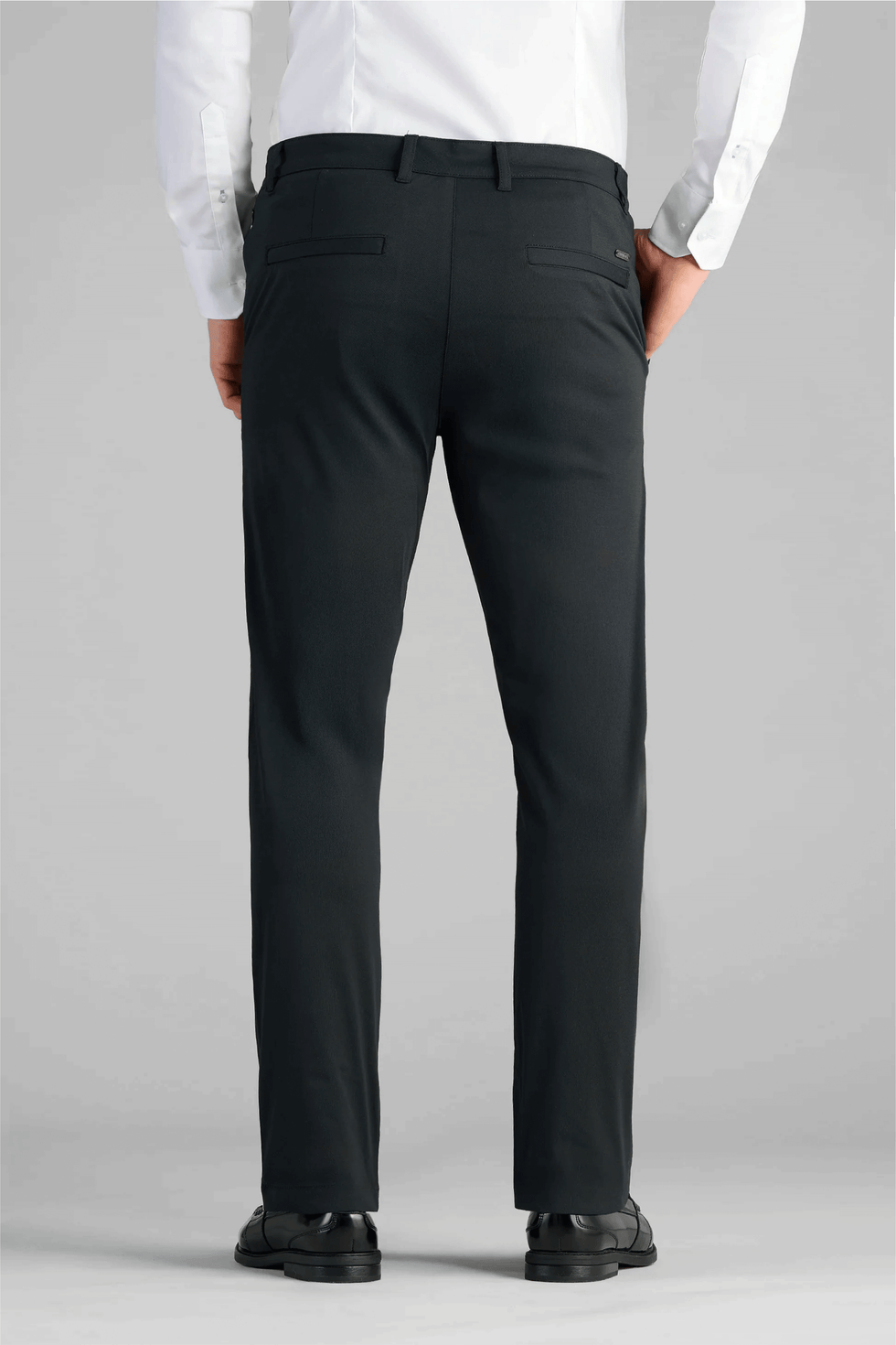 Men's Black Performance Dress Pants (Tailored Stretch Slacks) – Twillory