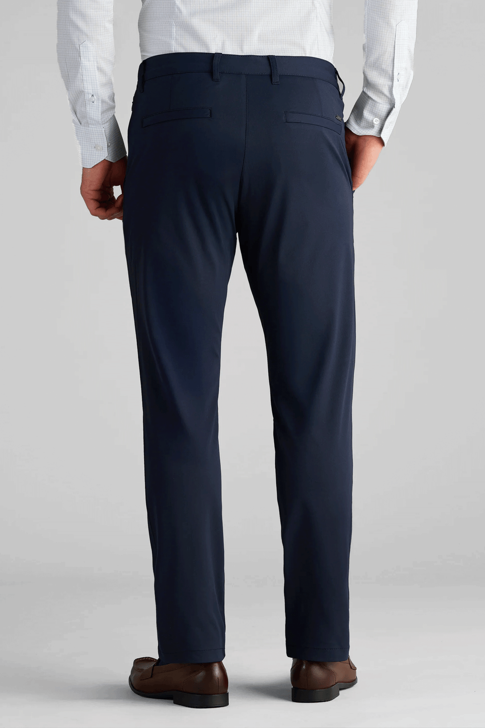 Men's Navy Performance Dress Pants (Tailored Navy Blue Slacks) – Twillory