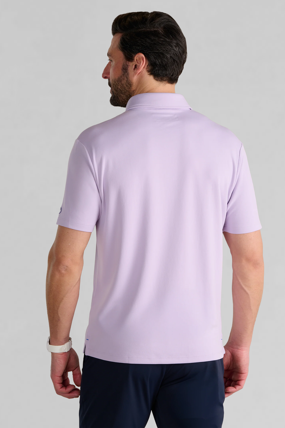Short Sleeve Polo Solid // Lilac – Twillory