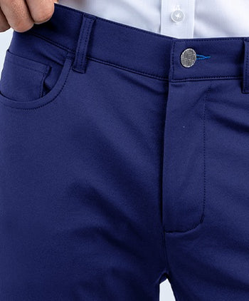 Performance Dress Pants Navy Tailored Slacks Twillory