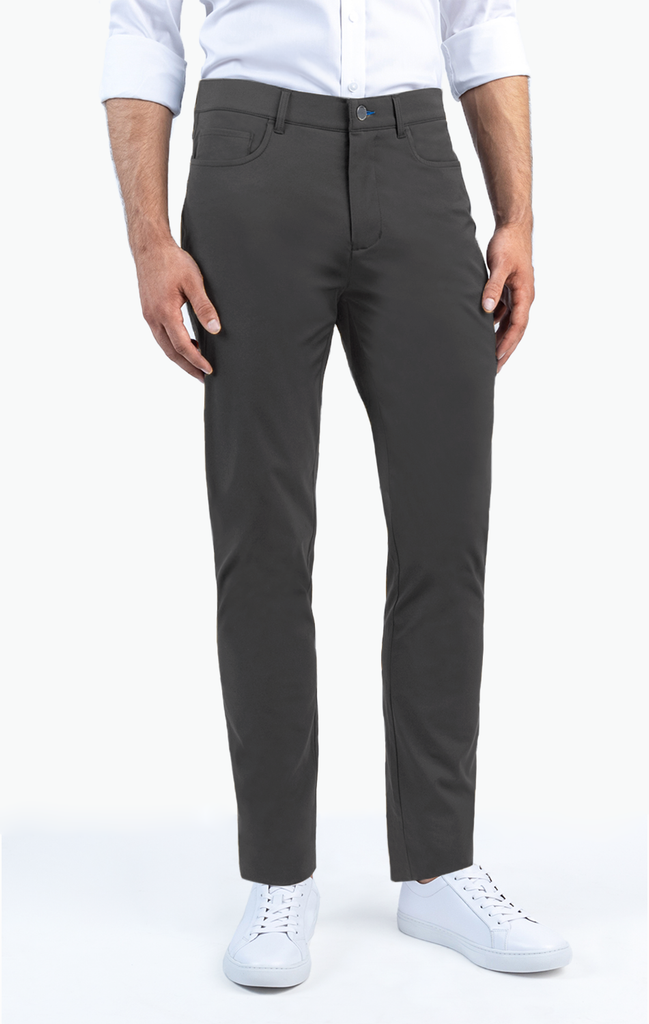 Best Men's Grey 5 Pocket Pants (Performance, Stretch) | Twillory®
