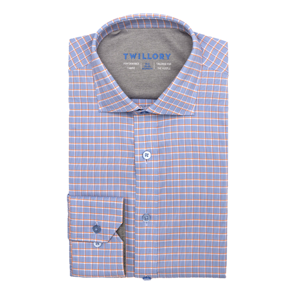 RAISER // Performance Orange / Blue Windowpane – Twillory